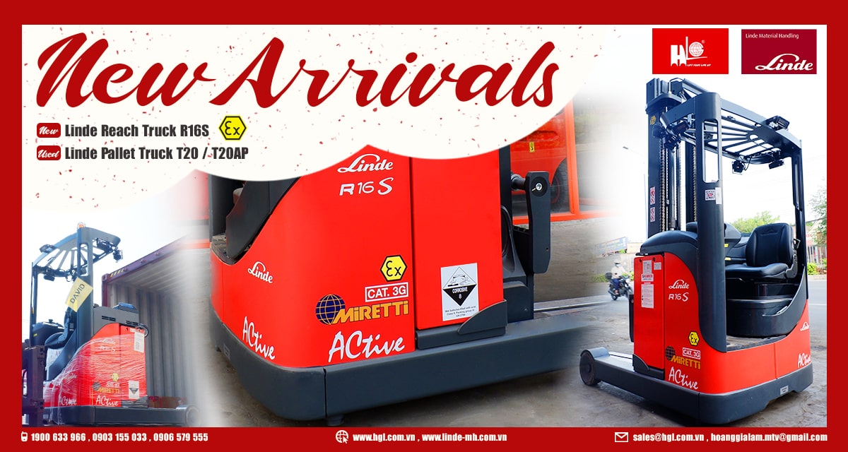 Xe nâng chống cháy Linde R16S (Mới 100%) | Hàng mới về 12.2022