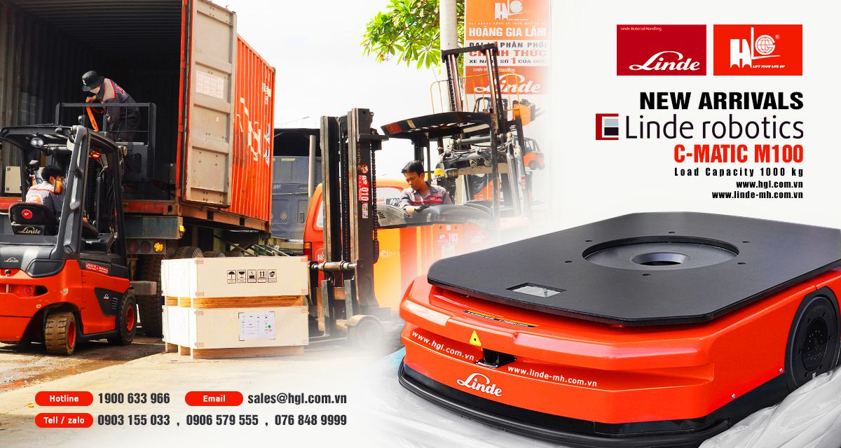 Xe nâng tự động Linde C-Matic lần đầu tiên có mặt tại Việt Nam
